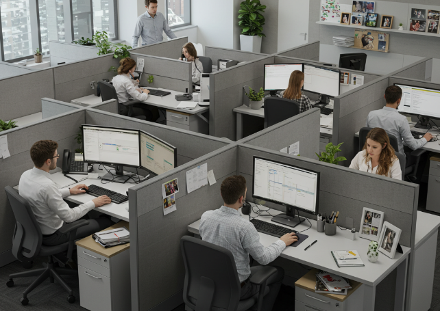 The Impact of Cubicle Design on Employee Efficiency and Communication